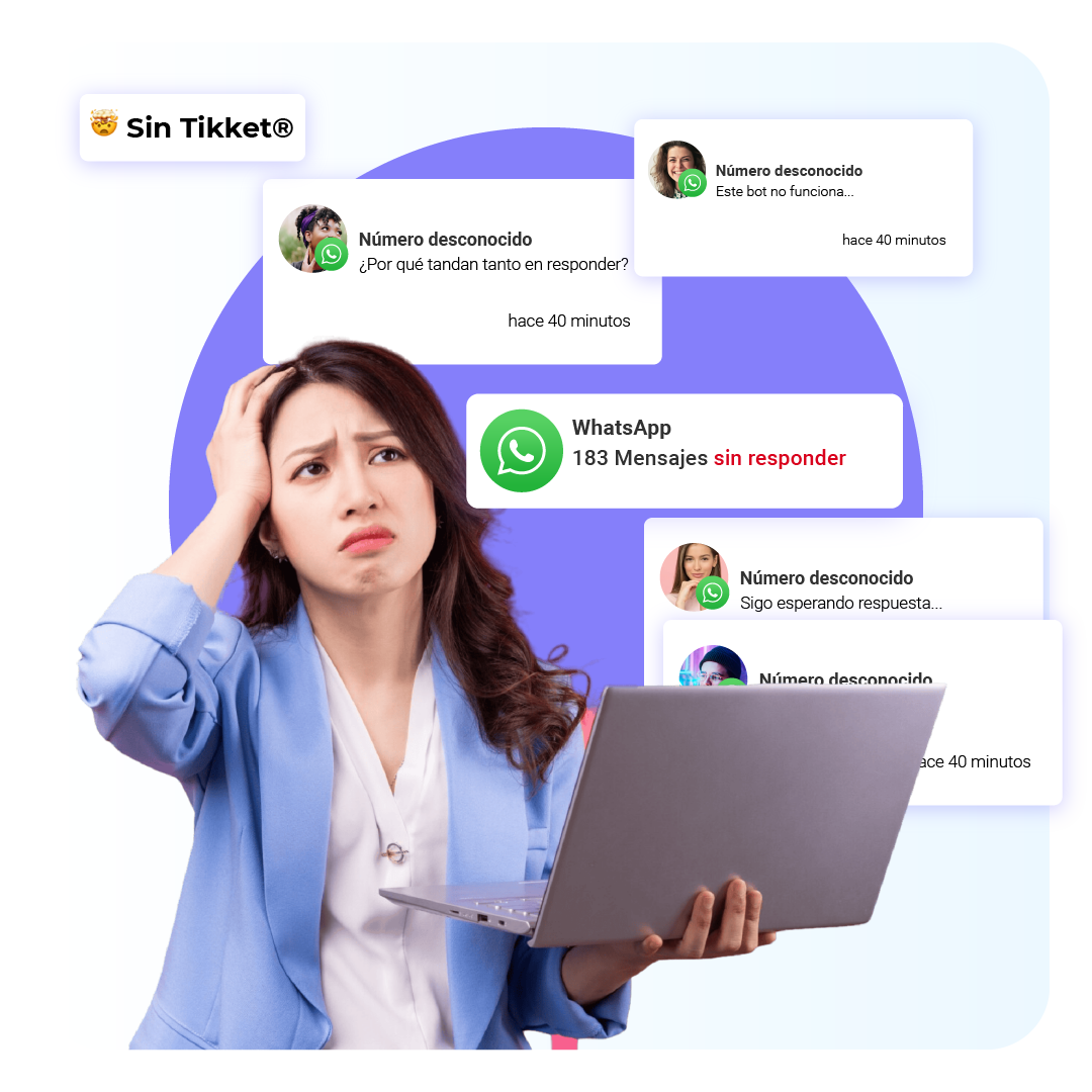 Tikket es un CRM de WhatsApp